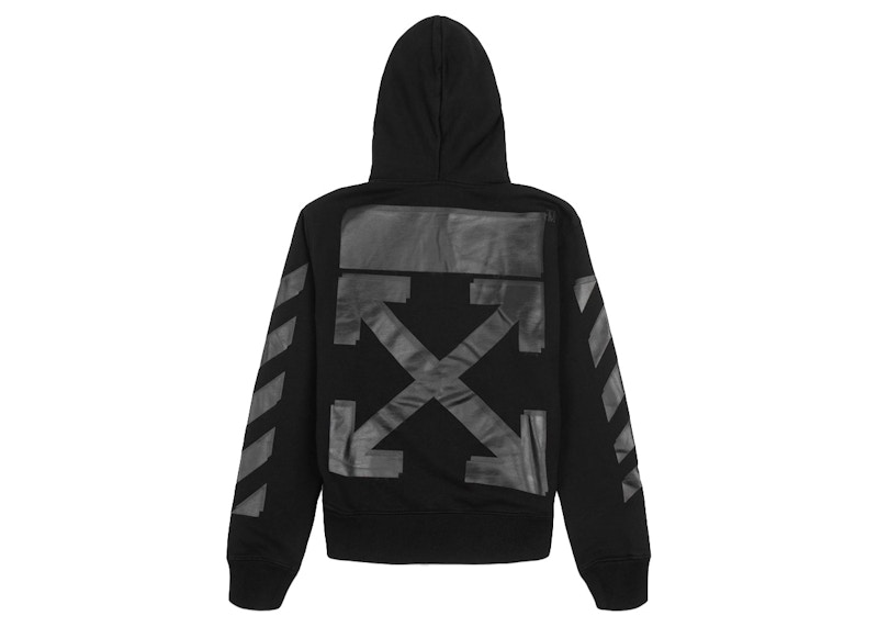 OFF-WHITE Rubber Arrows Skate Slim Hoodie Black Men's - SS23 - US