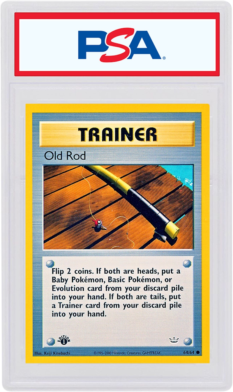 Old Rod 2001 Pokemon TCG Neo Revelation 1st Edition #64/64 - 2001 - US