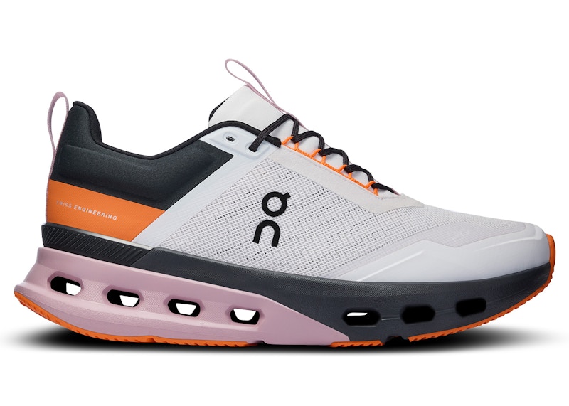 Pre-owned On Running Cloudnova X (women's) Sneakers In Frost/orange ...