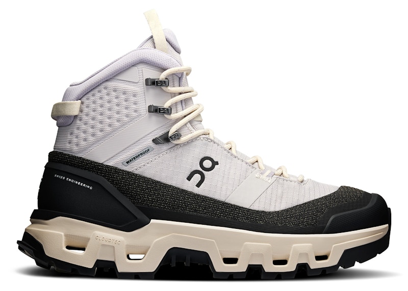 On Running Cloudrock Trek Waterproof Silver Cream (Women's) - 3WE30123083 - US