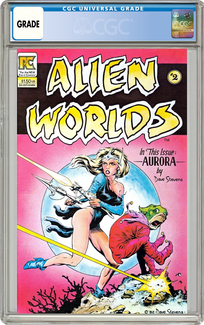 Pacific Comics Alien Worlds (1982 1st Series) #2 Comic Book CGC Graded - DE