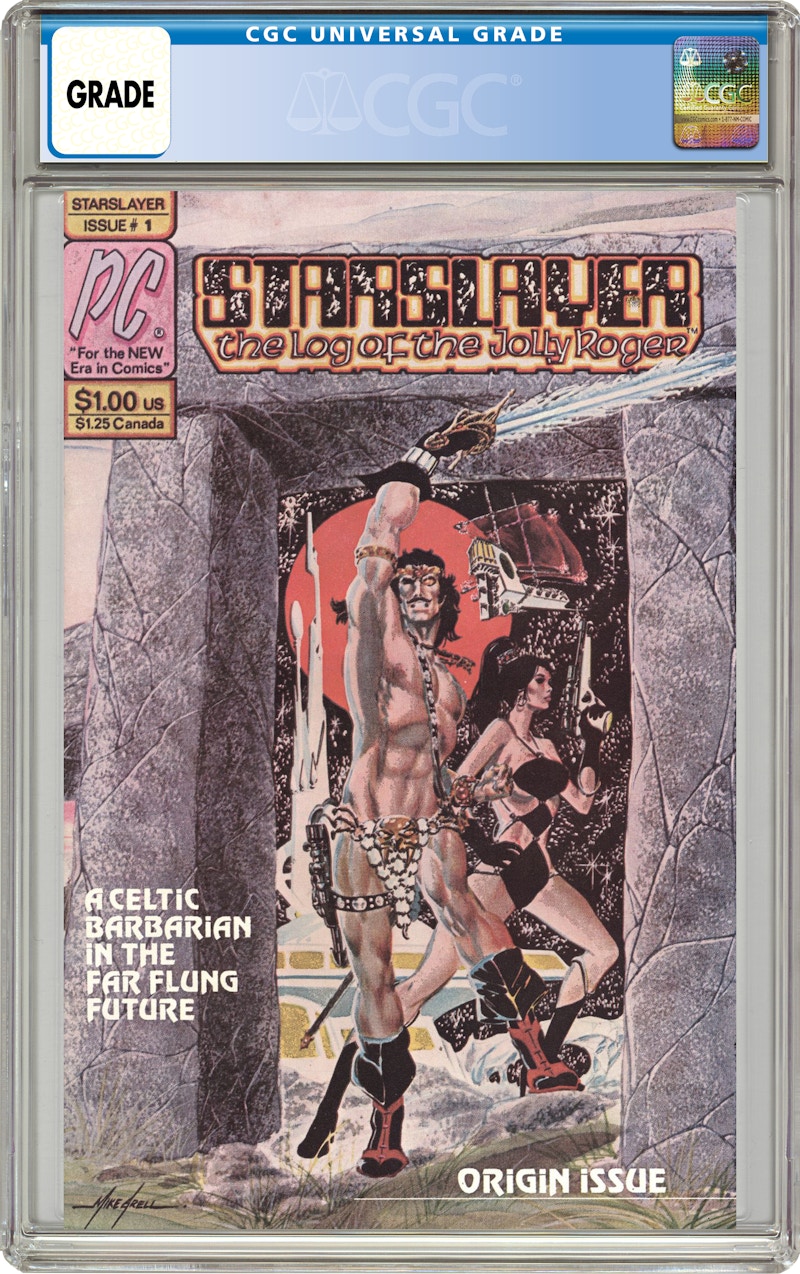 Pacific/First Starslayer (1982 Pacific/First) #1 Comic Book CGC Graded - DE