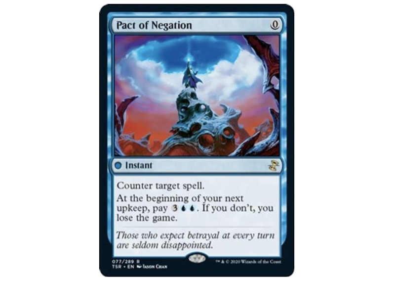 Pact of Negation Magic: The Gathering TCG Time Spiral: Remastered Rare ...