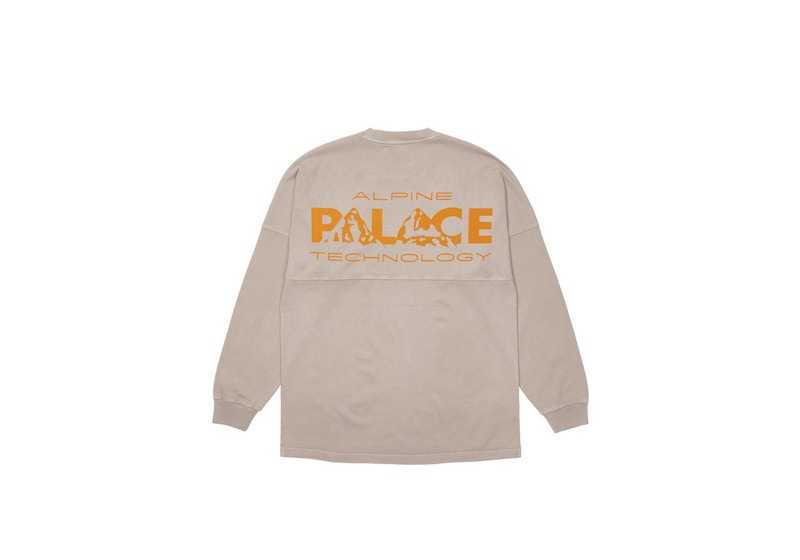 Palace Alpine Tech Longsleeve Mushroom Men's - FW21 - US