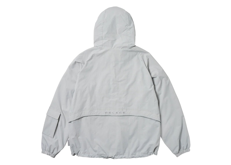 Palace Arc Shell Hooded Jacket Arctic Grey Men's - SS24 - US