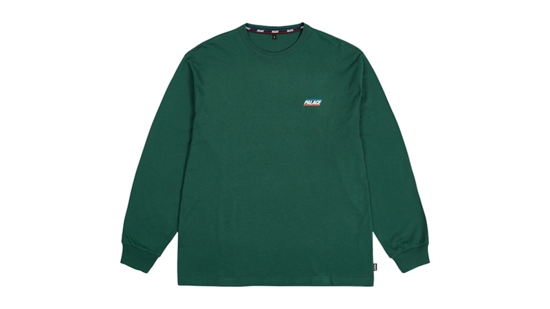 Palace Basically A Longsleeve (FW25) Racey Green Men's - FW25 - US