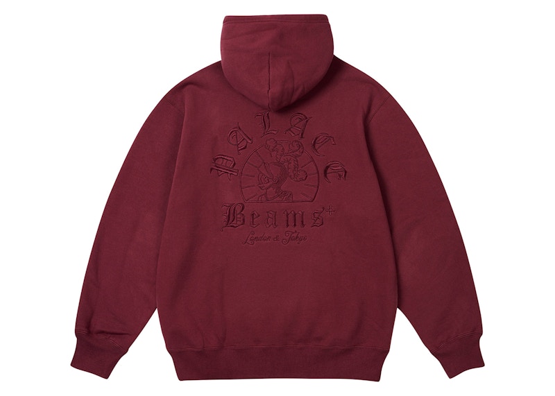 Palace x Beams Plus Graphic Hood Windsor Wine Men's - FW24 - US