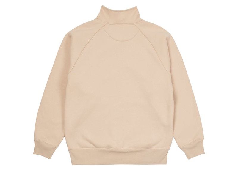 Palace Bonded Fleece 1/4 Zip Cream Men's - FW21 - US