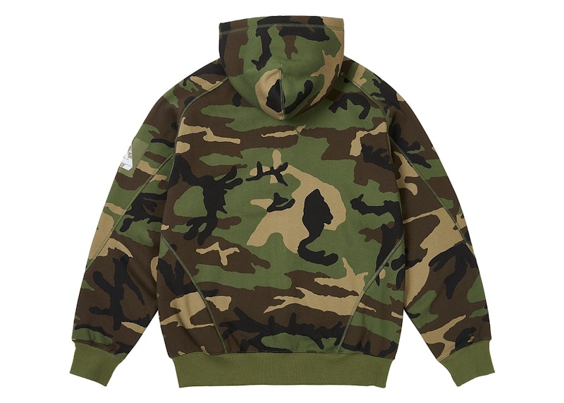 Palace Bonded Sherpa Zip Hood Camo Men's - SS24 - US