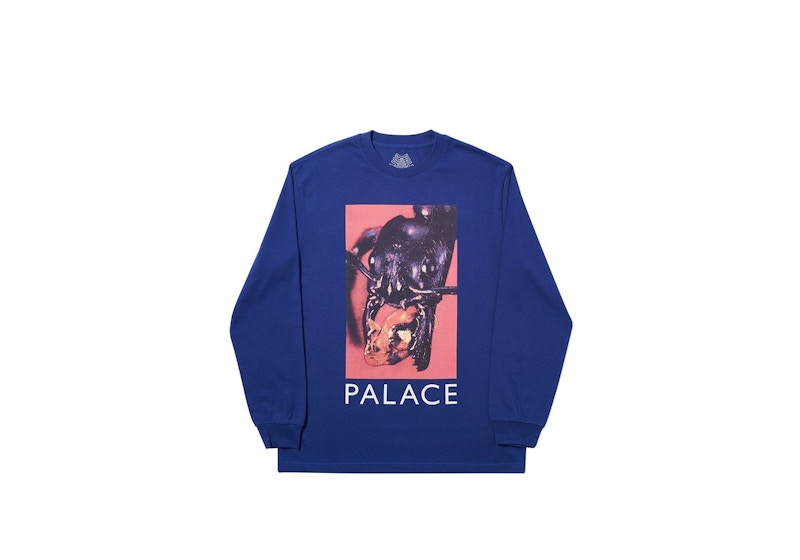 Palace Bug Munch Longsleeve Blue - FW19 - US