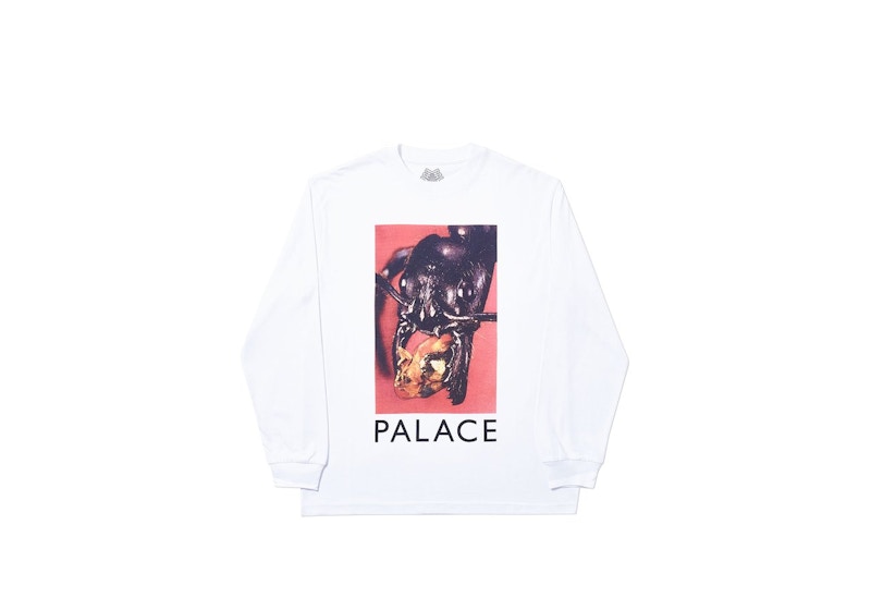 Palace Bug Munch Longsleeve White Men's - FW19 - US
