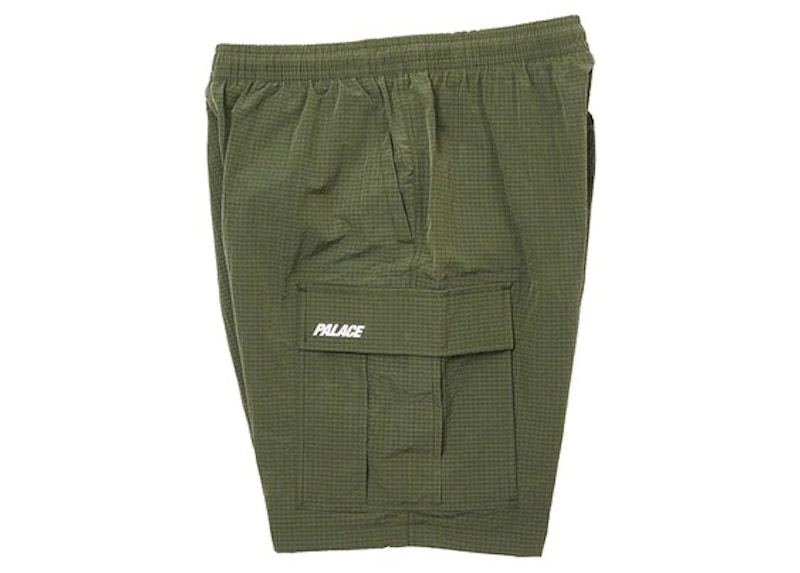 Palace Cargo Shell Shorts Olive Men's - SS22 - US