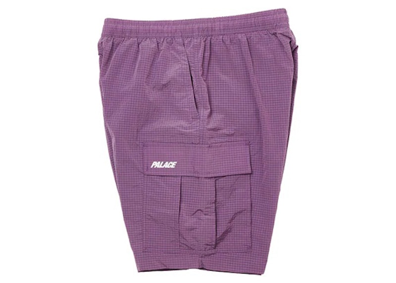 Palace Cargo Shell Shorts Purple Men's - SS22 - US