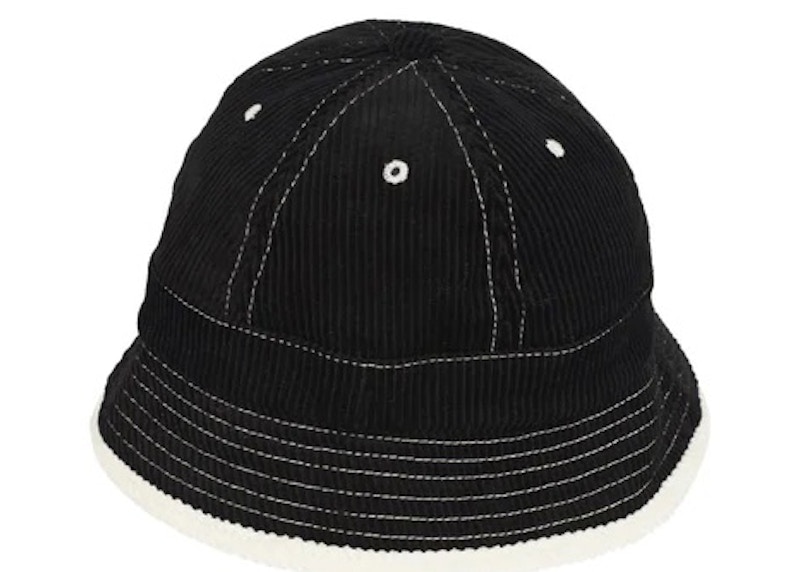 Palace Chain Stitch Bell Bucket Hat Black Men's - SS22 - US