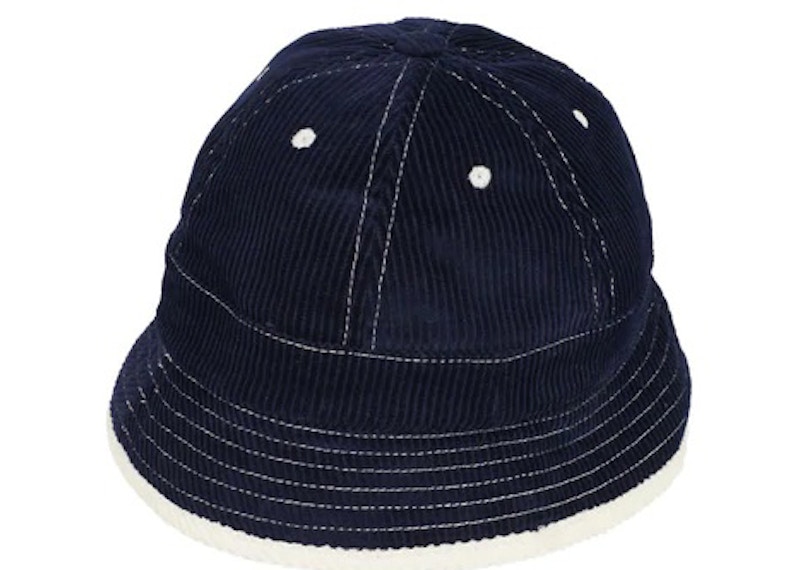 Palace Chain Stitch Bell Bucket Hat Navy Men's - SS22 - US