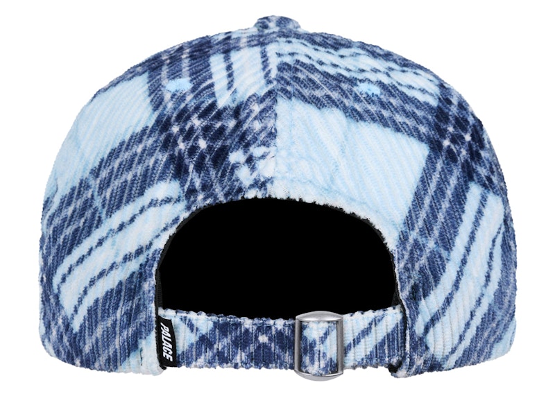 Palace Corduroy P 6-Panel (SS24) Blue Bias Check - SS24 - US