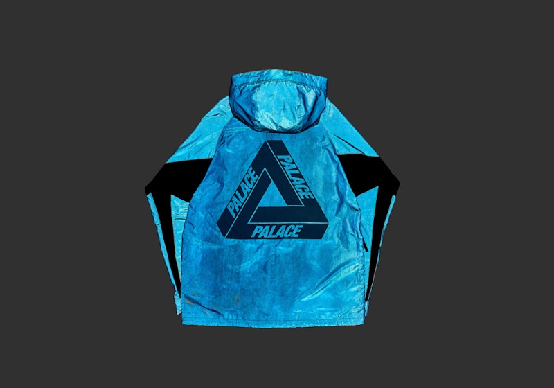 Palace Deflector Jacket Cobalt Blue Reflective Men's - FW19 - US