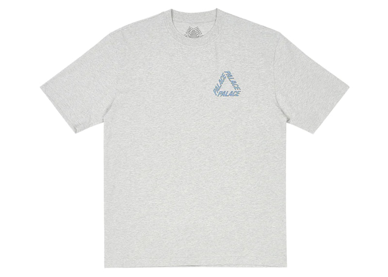 Palace Demon P3 T-Shirt Grey Marl Men's - FW23 - US