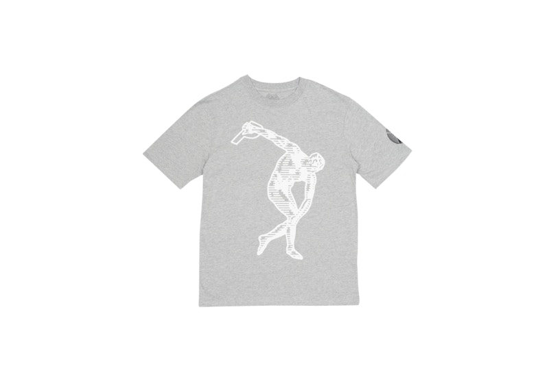 Palace Discus T-Shirt Grey/White - Winter 2015