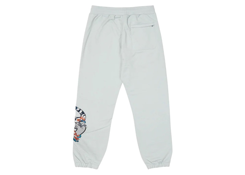 Palace Dragon Sweatpants Grey Men's - FW22 - US
