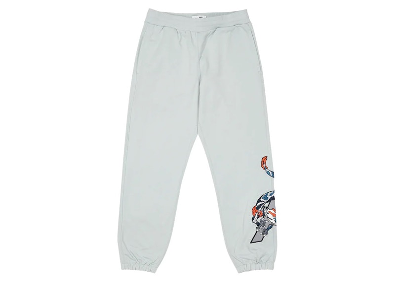 Palace Dragon Sweatpants Grey Men's - FW22 - US