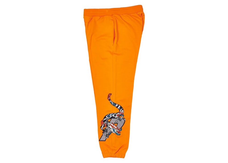 Palace Dragon Sweatpants Orange Men's - FW22 - US