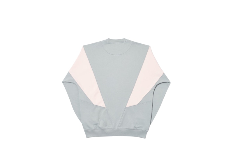 Palace Droppeth Crew Grey/Pink Men's - FW18 - US