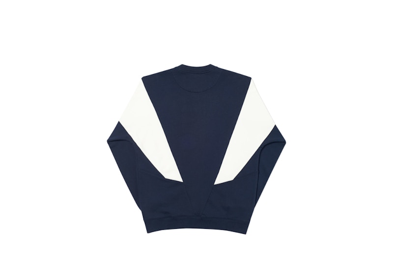 Palace Droppeth Crew Navy/White Men's - FW18 - US