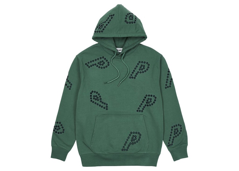 Palace Eyelet P Hood Green Men's - FW21 - US