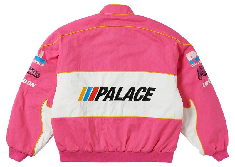 Palace Fast Cotton Jacket Pink Men's - SS23 - US