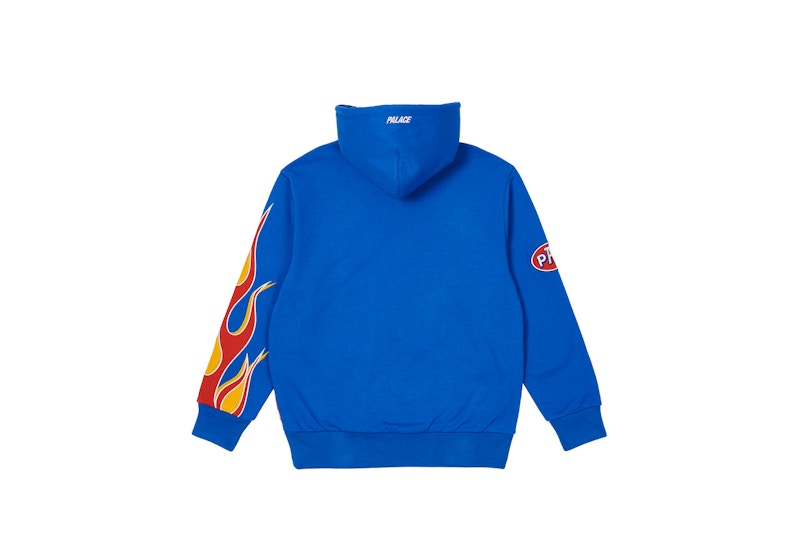 Palace Flame Hood Blue Men's - SS22 - US