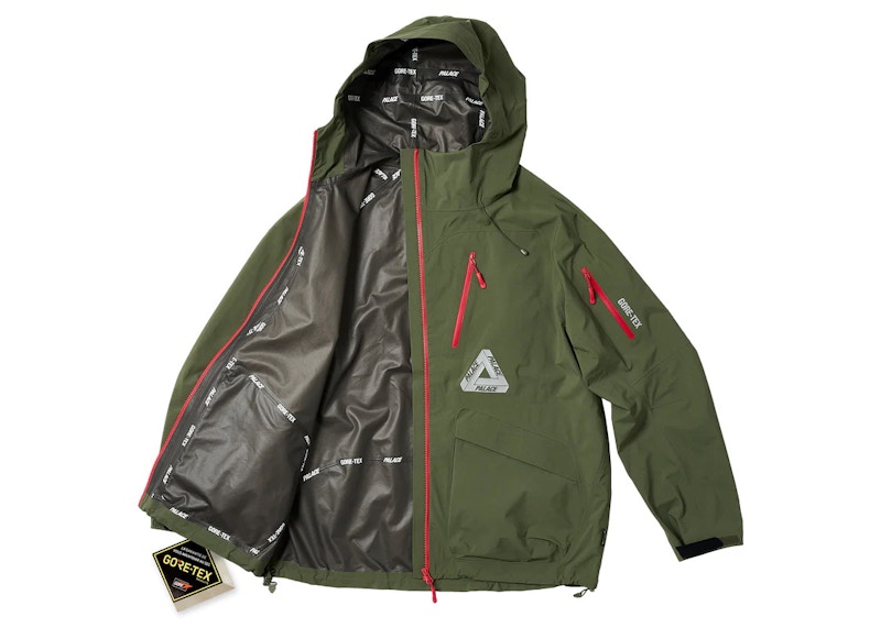Palace GORE-TEX R-Tek Jacket Olive Men's - FW23 - US
