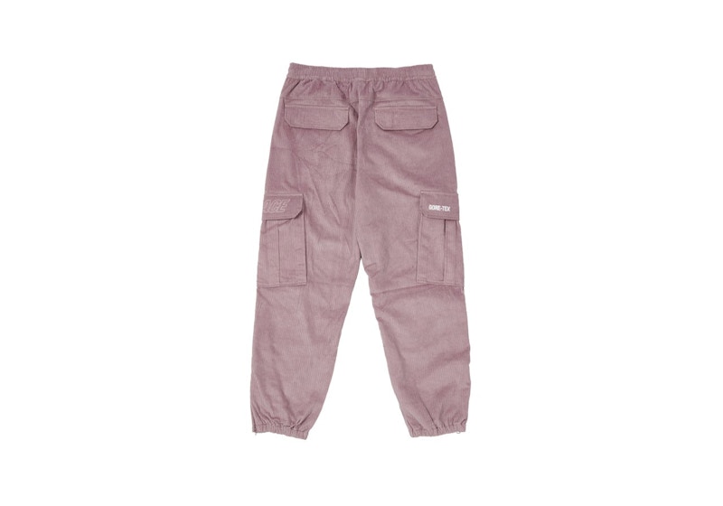 Palace Gore-Tex Corduroy Cargos Pink Men's - FW21 - US