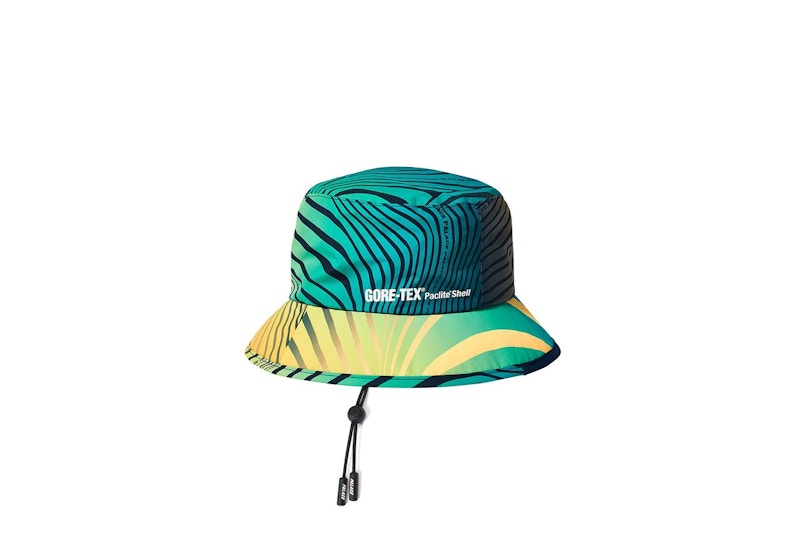Palace Gore-Tex Vortex Bucket Green/Yellow Men's - FW18 - US