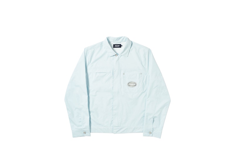 Palace Griddle Shell Jacket Light Blue Men's - SS19 - US