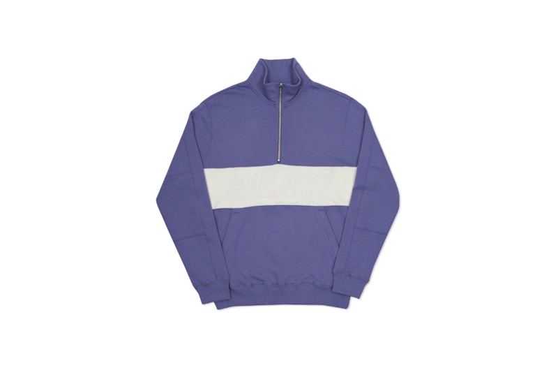 Palace Half Way Track Top Purple/White Men's - SS16 - US
