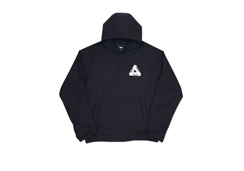 Palace Hooded Over Shell Tri-Ferg Black Men's - Summer 2016 - US
