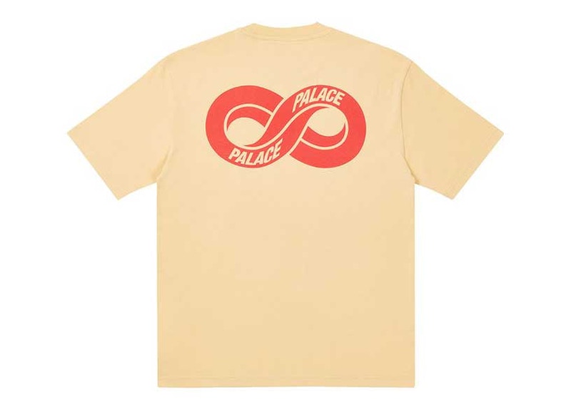 Palace Infinity T-shirt Yellow Men's - SS21 - US