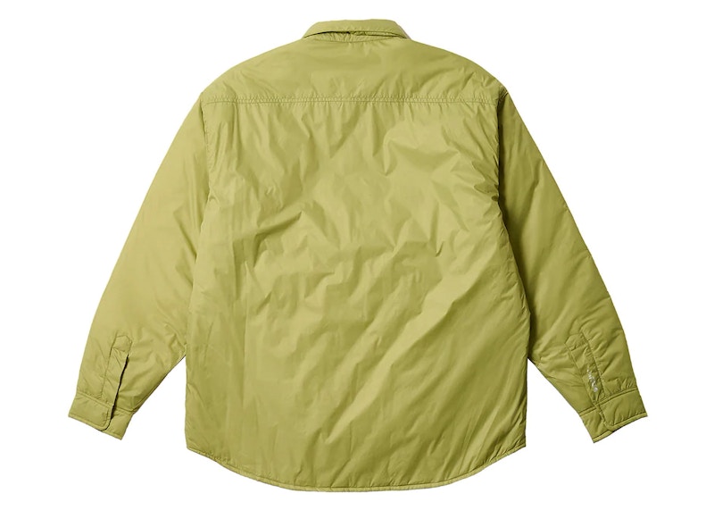 Palace Insulated Pertex Shirt Olive Men's - FW23 - US