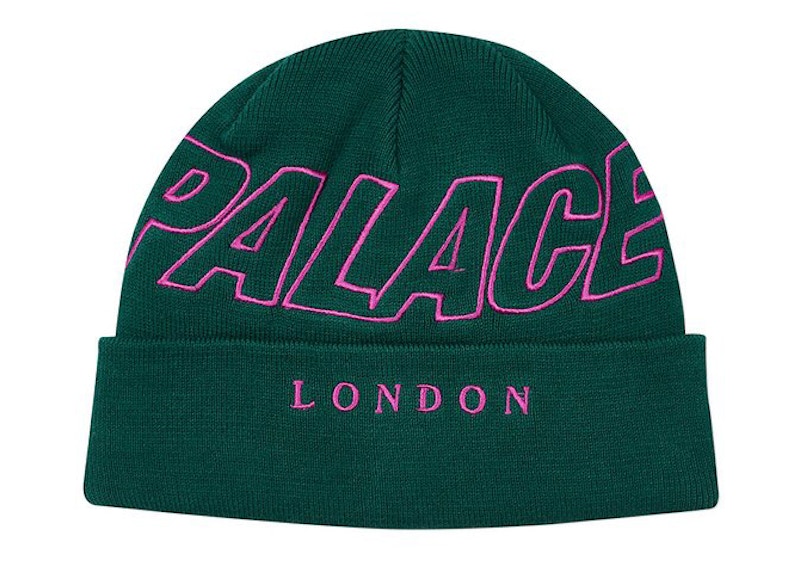 Palace London Beanie Green - FW20 - US