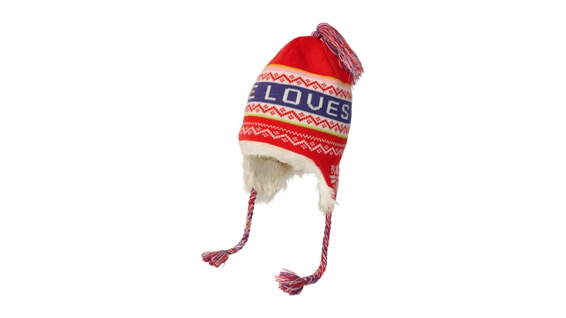 Palace Loves Me Peruvian Beanie Red Men's - FW25 - US