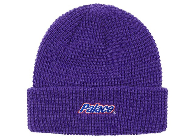 Palace Lowercase Font Beanie Purple - FW22 - US