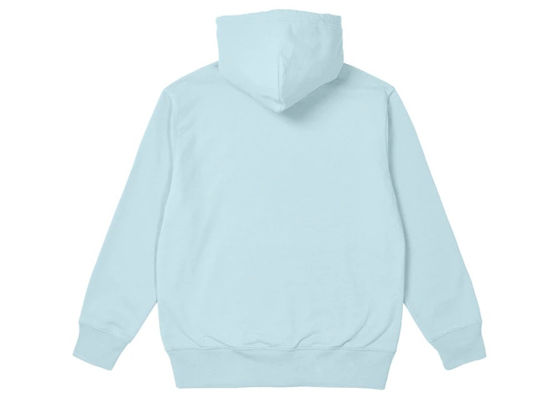 Palace Lowercase Font Hood Light Blue Men's - SS22 - US