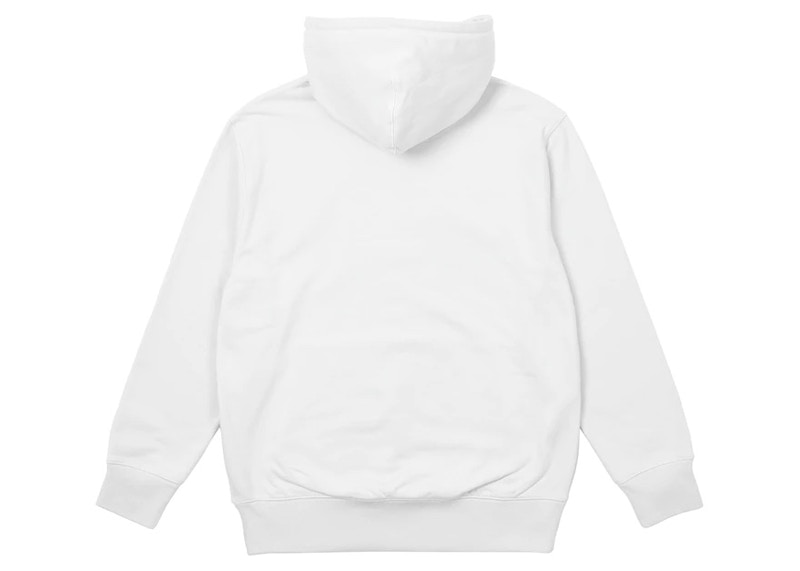 Palace Lowercase Font Hood White Men's - SS22 - US