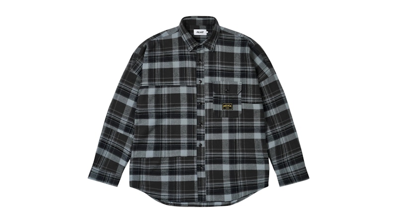 Palace Lumber Yak Patch Overshirt Black Men's - FW25 - US