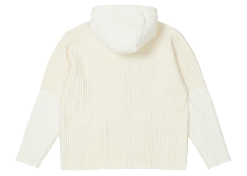 Palace Marine Zip Hood Knit Bone Men's - FW22 - US