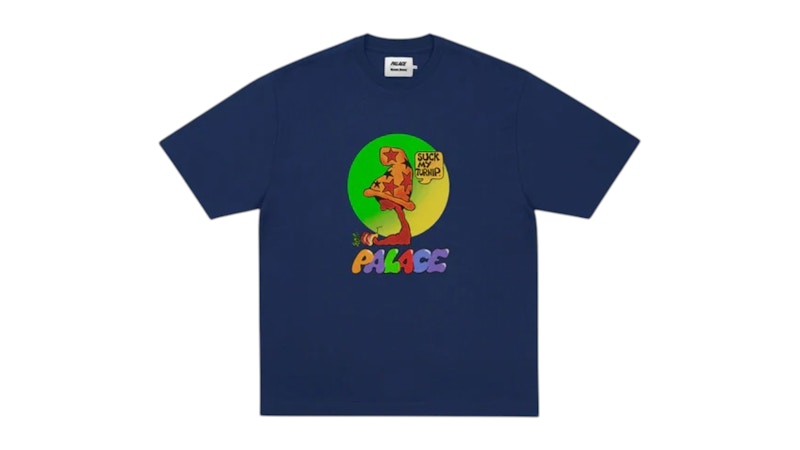 Palace Mark Bode T-Shirt Navy Men's - FW25 - US