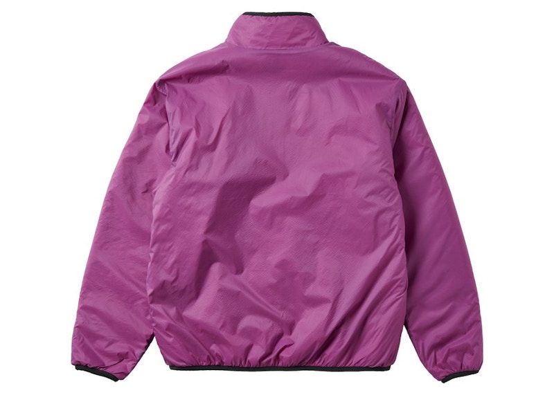 Palace Mirage Reversible Fleece Jacket Pink Men's - FW21 - US