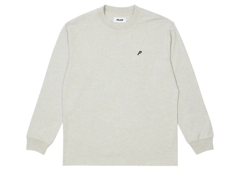 Palace Mock Neck 320 Crew Grey Marl Men's - FW22 - US