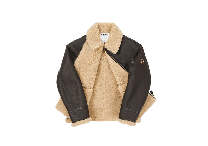 Palace Moschino Jacket Brown Men's - FW20 - US